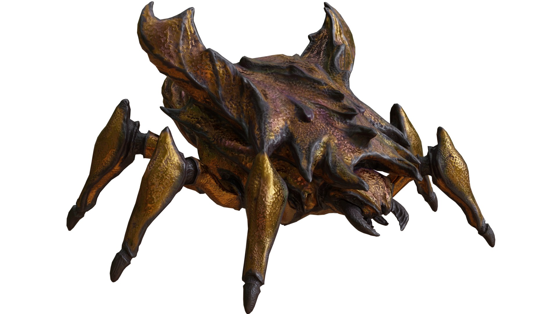 Golden Scarab 3D Model - TurboSquid 1731844