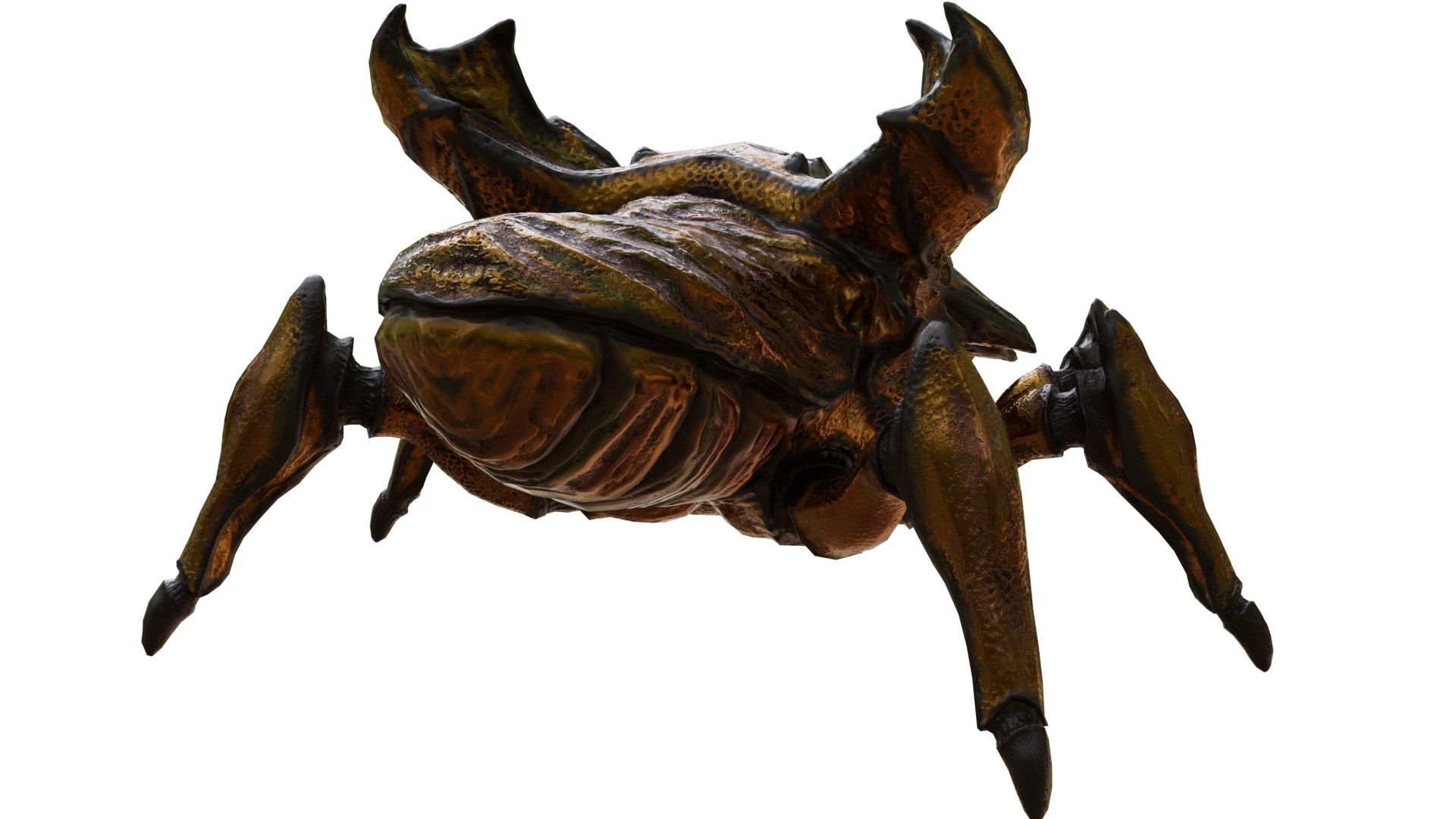 Golden Scarab 3D Model - TurboSquid 1731844