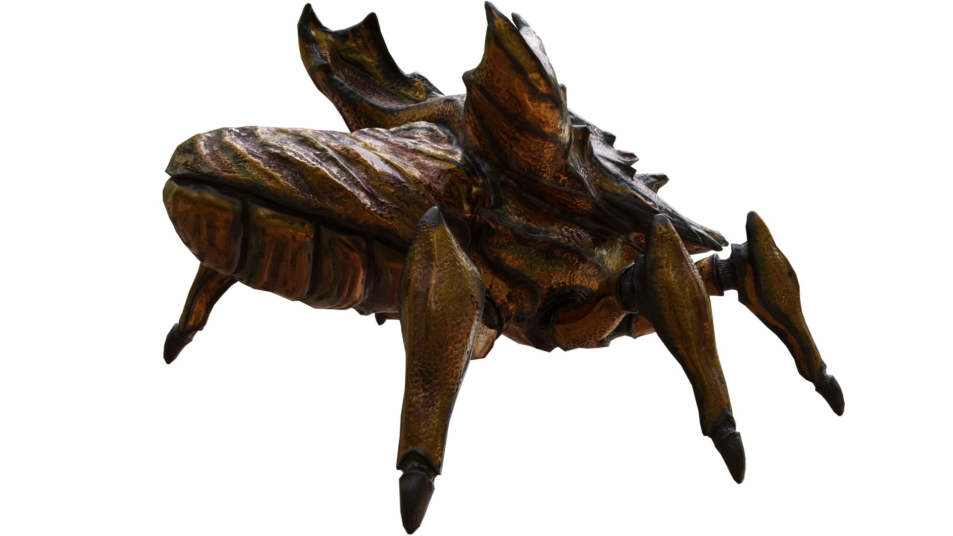 Golden Scarab 3D Model - TurboSquid 1731844