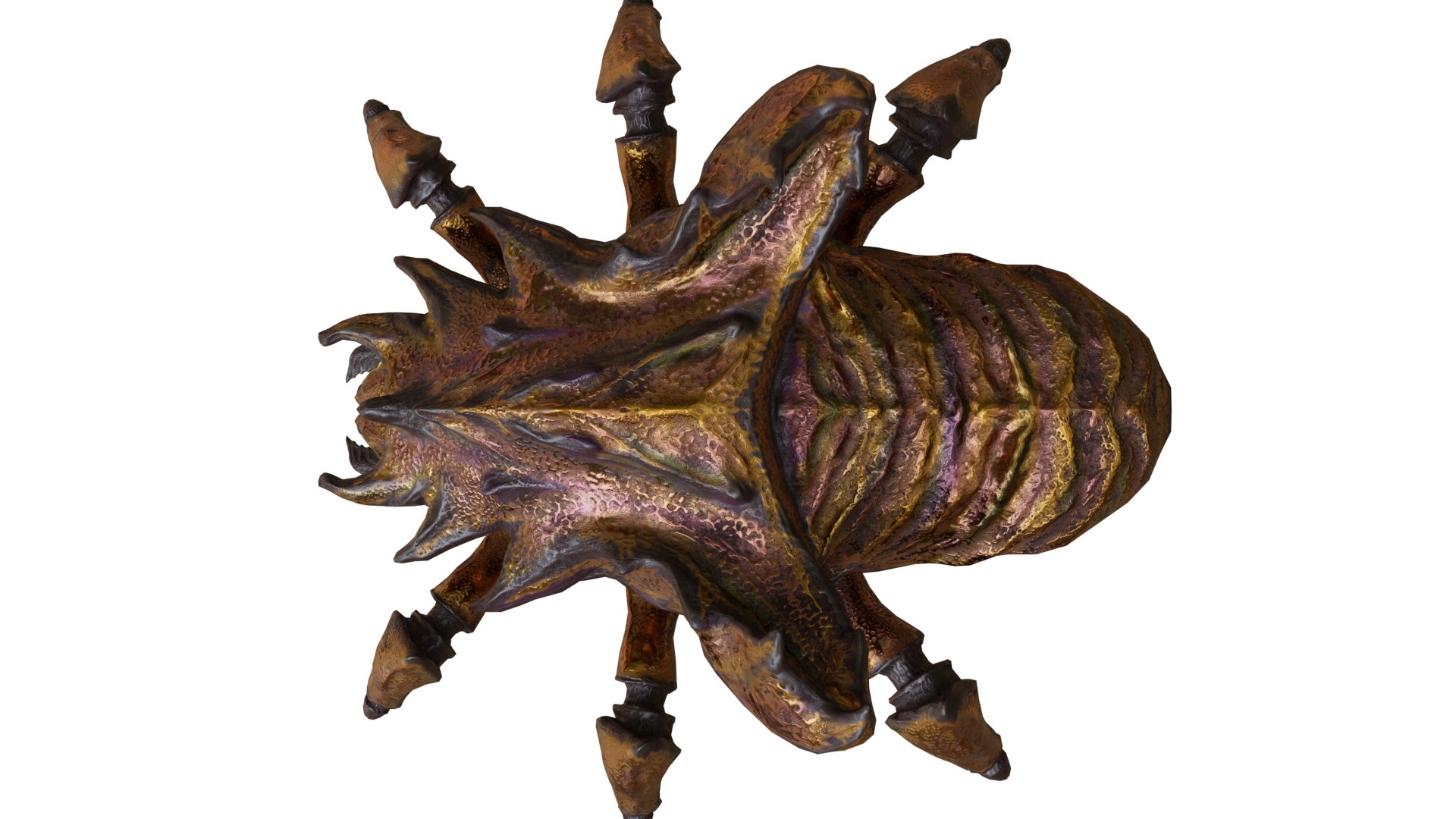 Golden Scarab 3D Model - TurboSquid 1731844