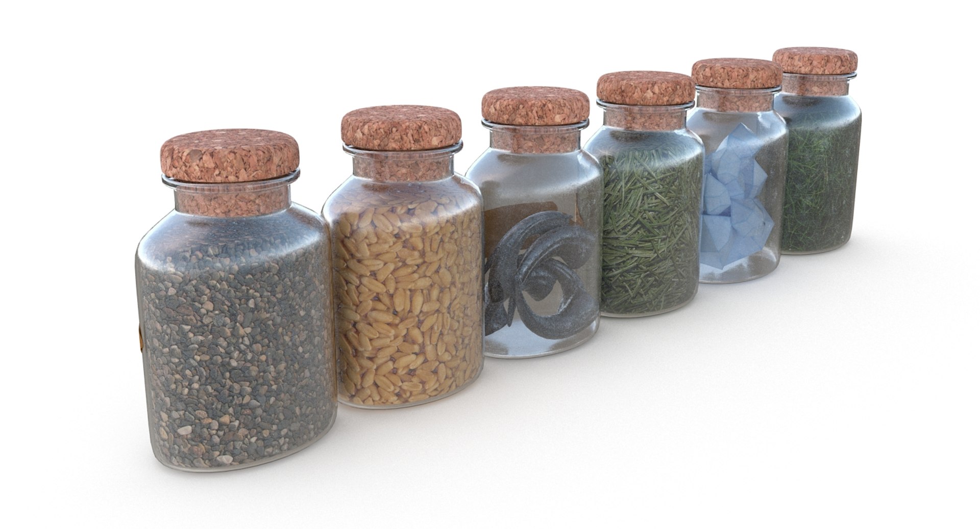 Magic Jars 3D Model - TurboSquid 1189626