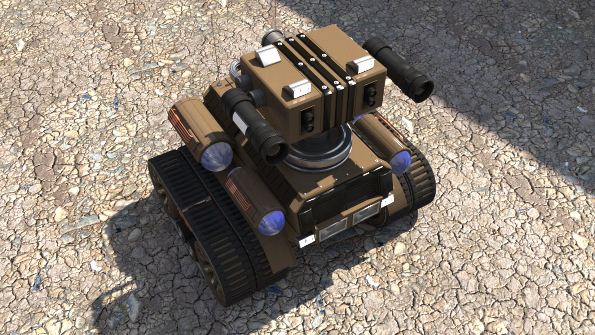 3D Tank Tdo - TurboSquid 1449703