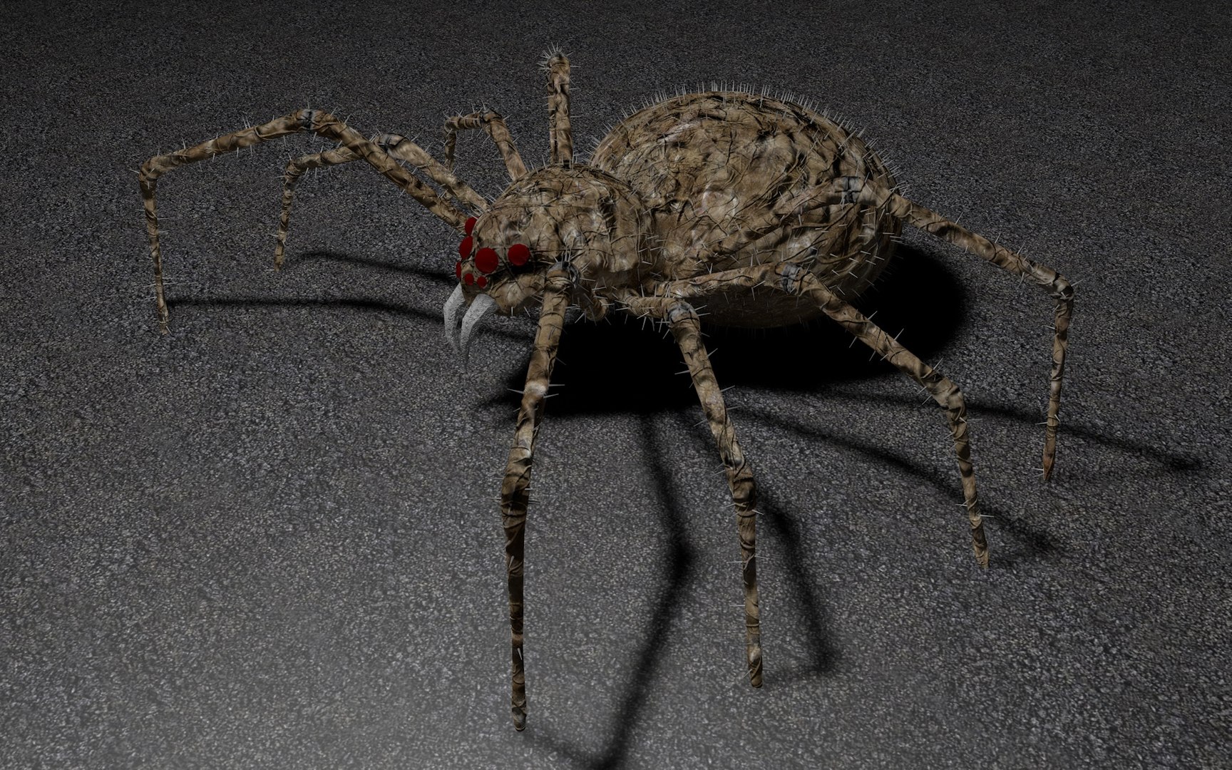 3D spider skeleton model - TurboSquid 1236535