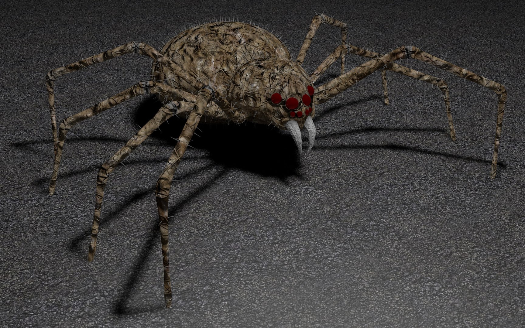 3D spider skeleton model - TurboSquid 1236535