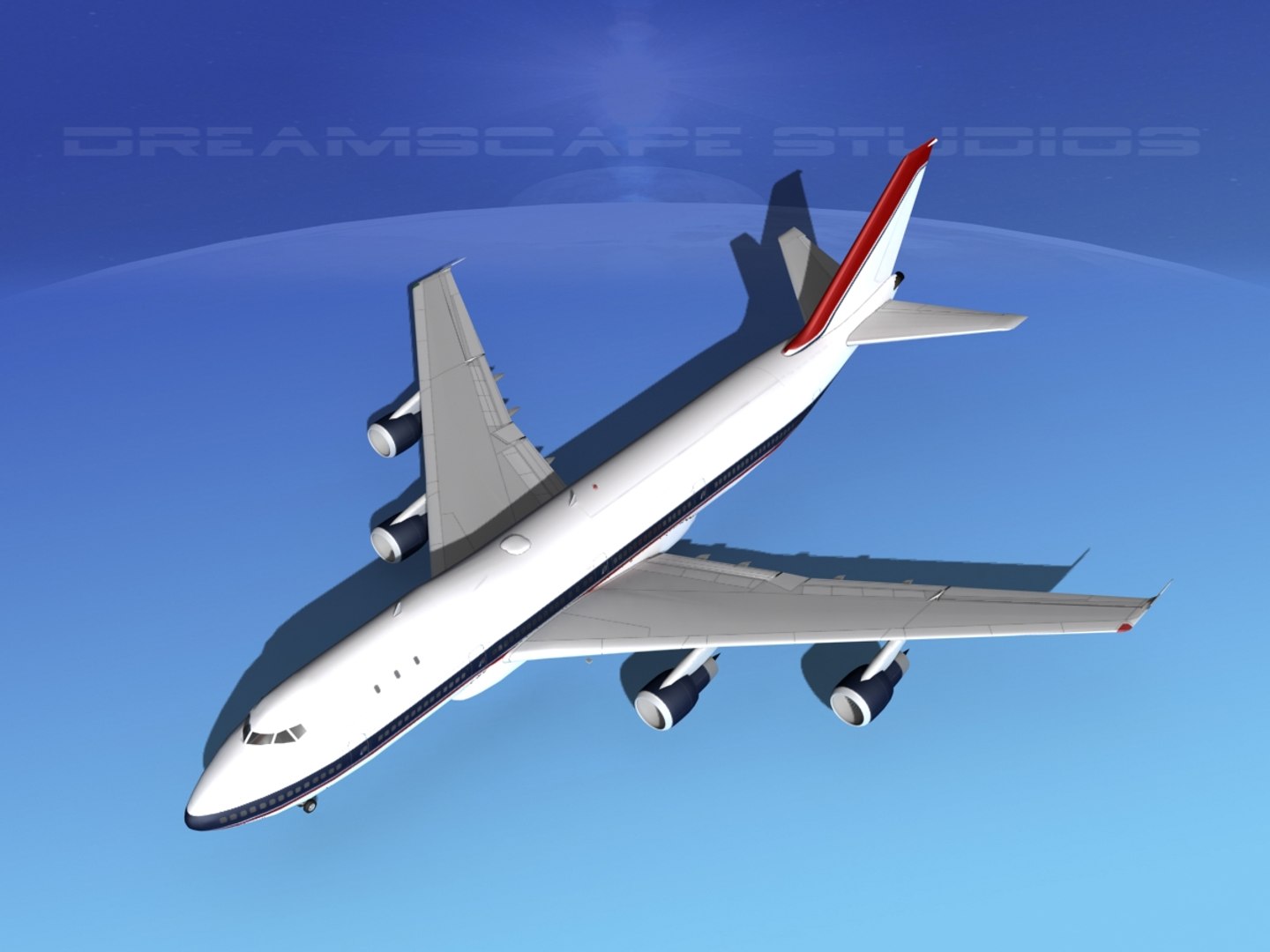 747-100 boeing 747 3d model