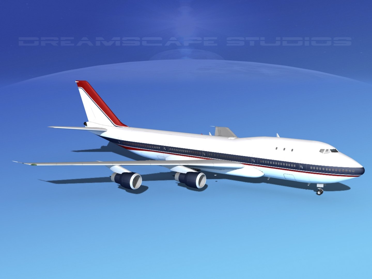 747-100 boeing 747 3d model