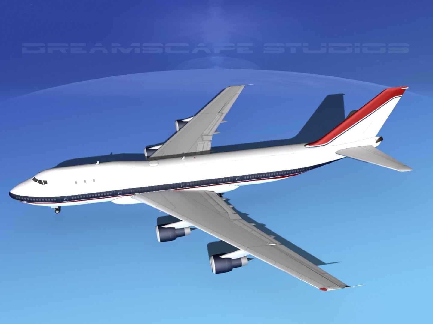 747-100 boeing 747 3d model