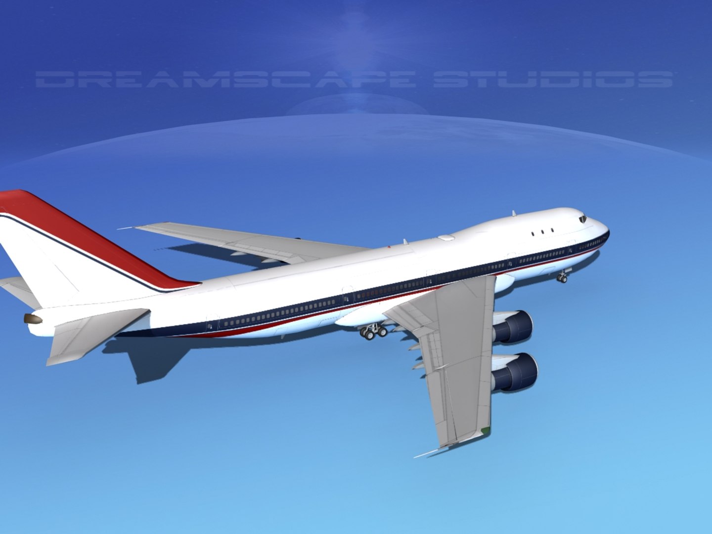 747-100 boeing 747 3d model