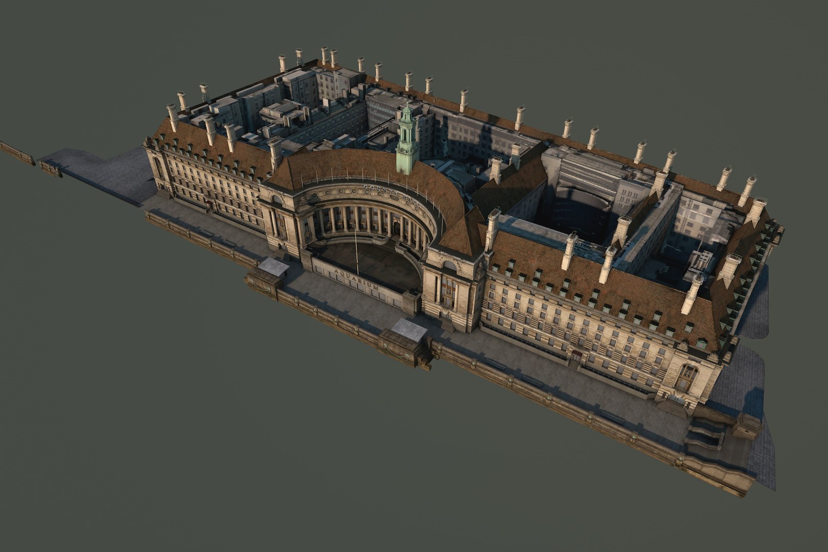 3d County Hall London