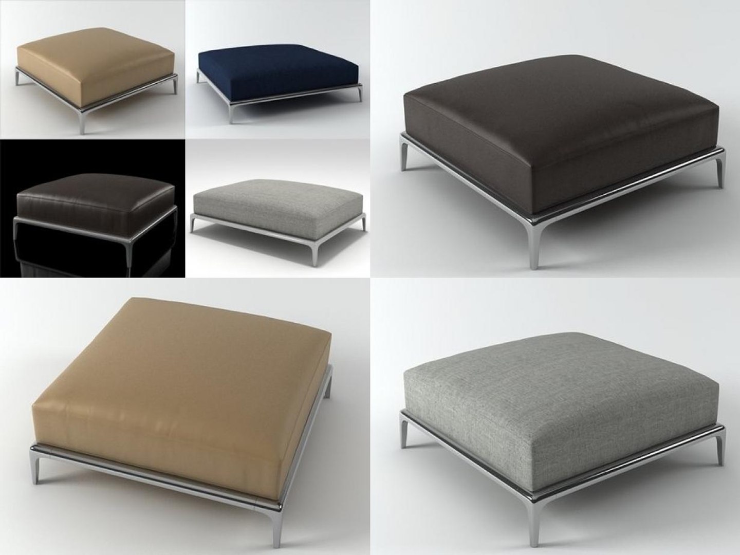 Park Poufs 3D Model - TurboSquid 1188657