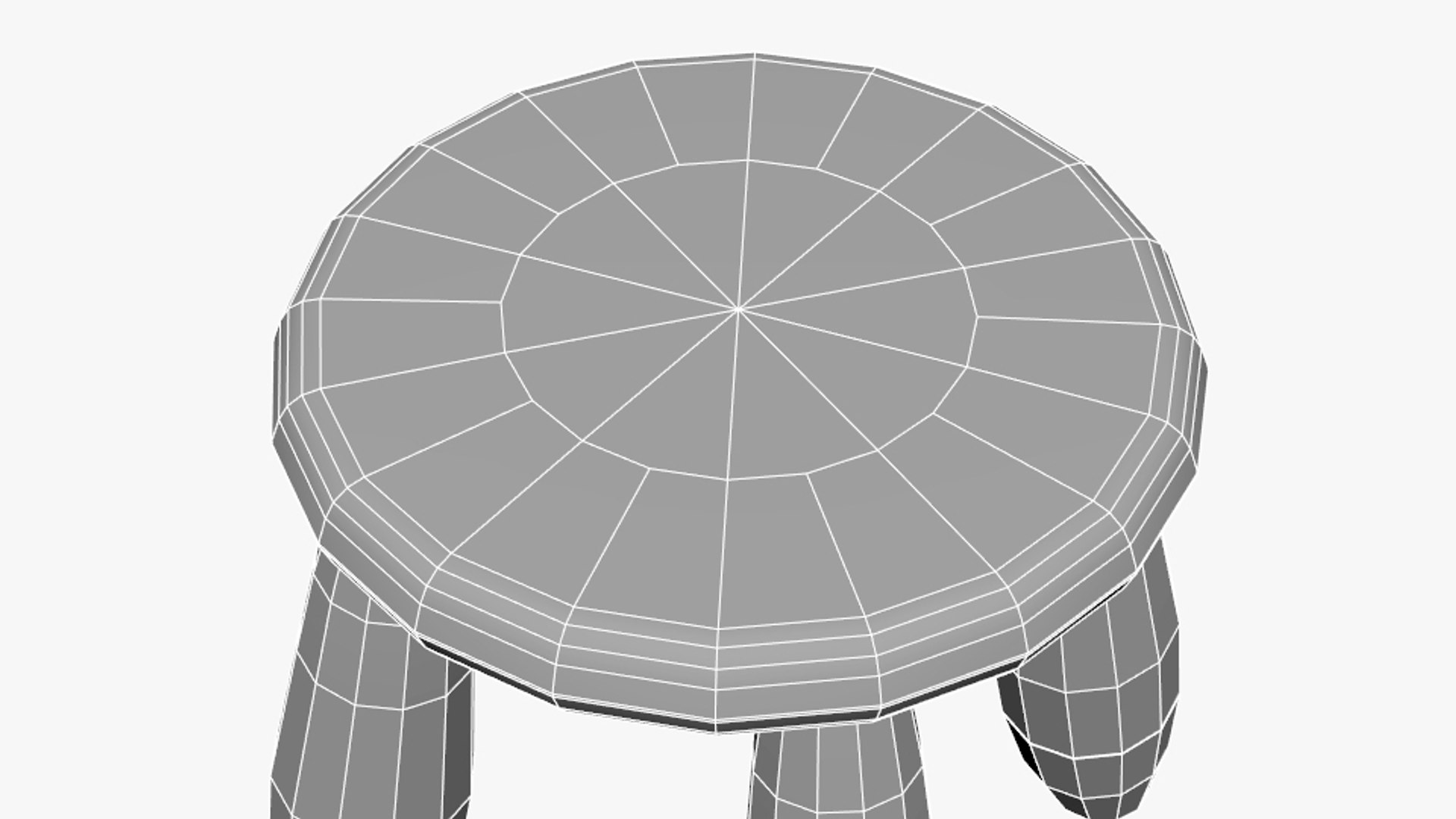 Ikea Mammut Children Stool 3d Model