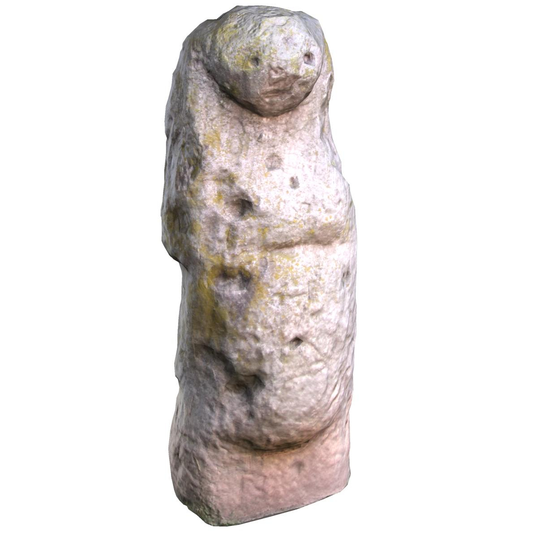 3dsmax Stone Statue Polovtsian