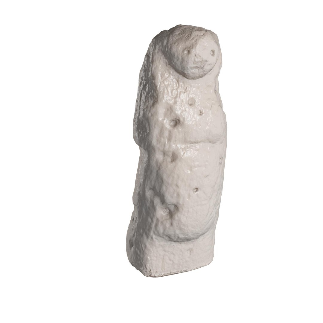 3dsmax Stone Statue Polovtsian