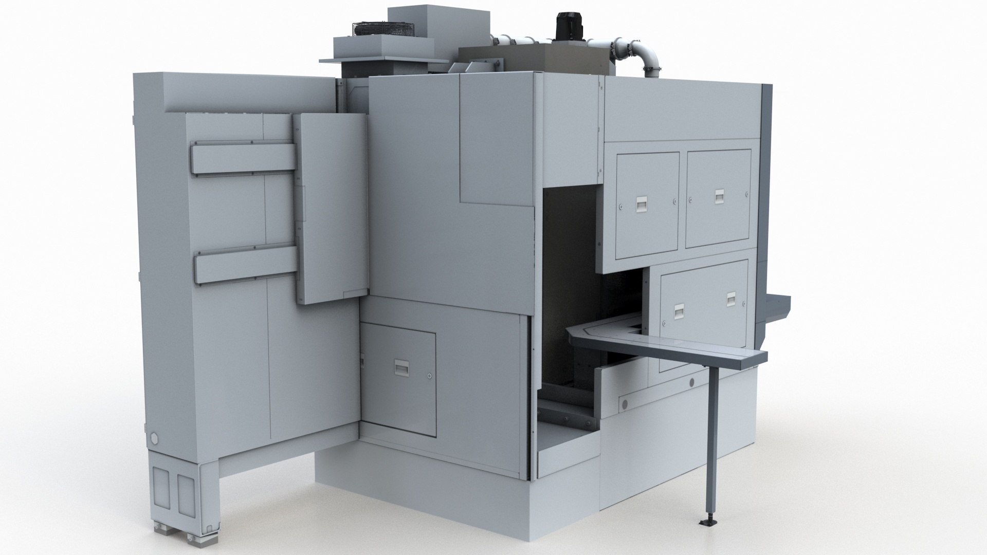 3D CNC Machine 3 - TurboSquid 2389532