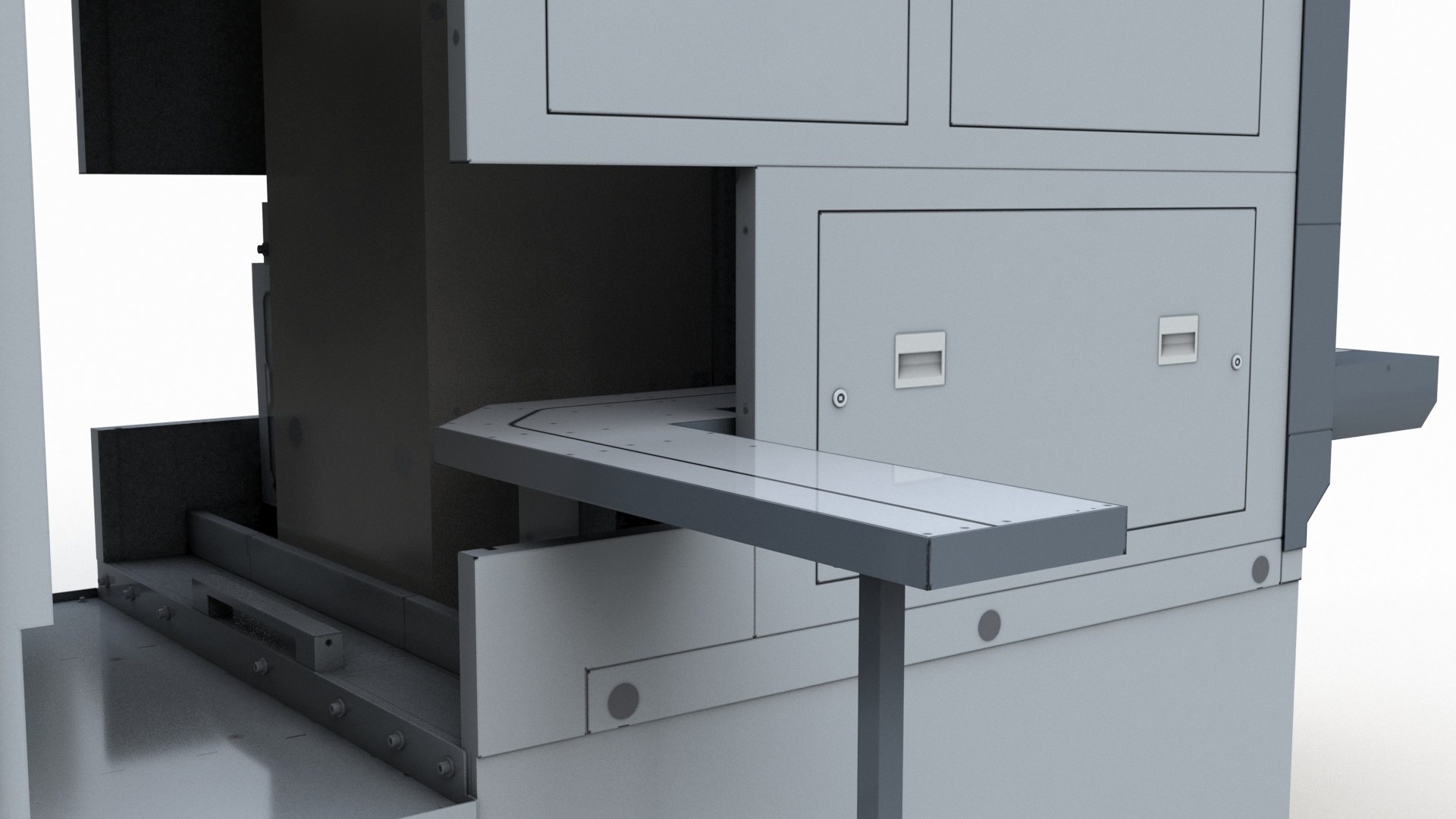 3D CNC Machine 3 - TurboSquid 2389532