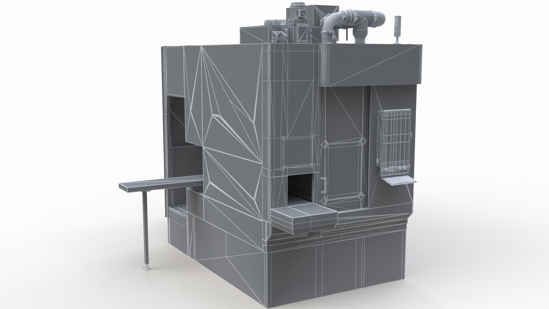 3D CNC Machine 3 - TurboSquid 2389532