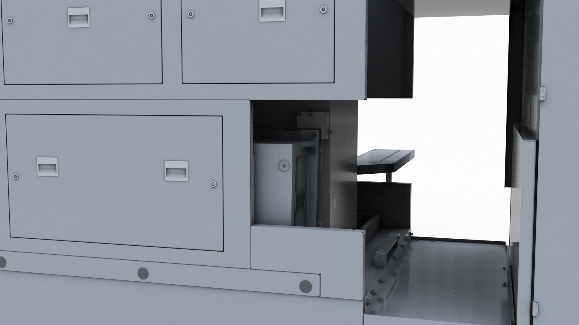 3D CNC Machine 3 - TurboSquid 2389532