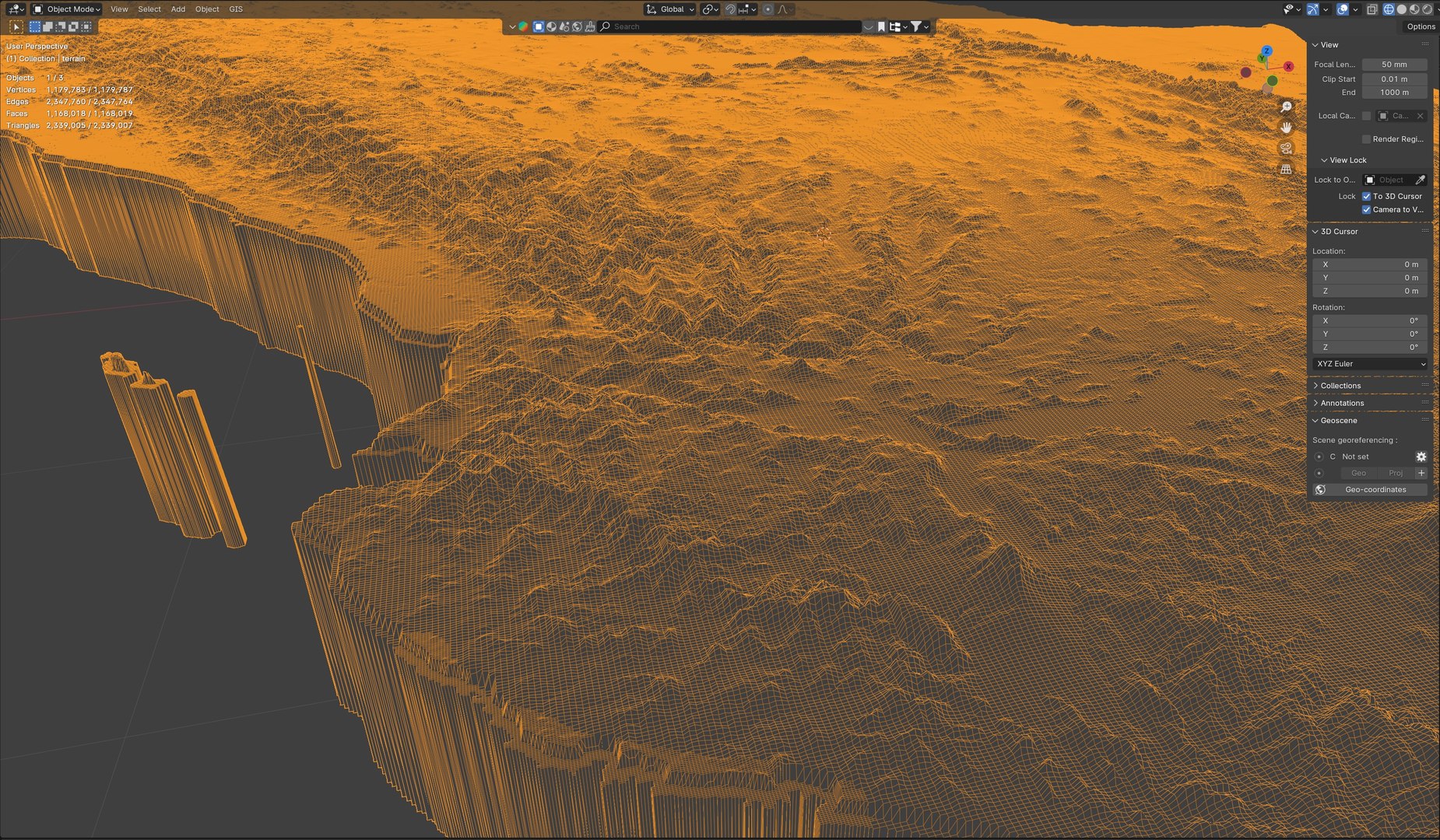 3D Mexico Terrain Map - TurboSquid 2336531