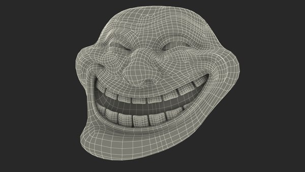 modelo 3d Trollface verde - TurboSquid 1832854
