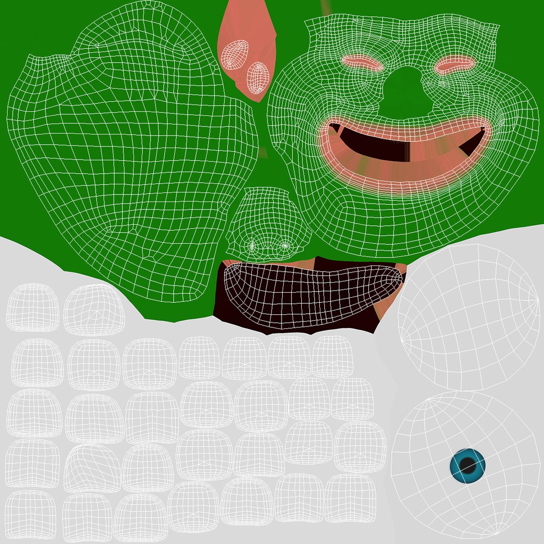 3D Model Trollface Green - TurboSquid 1832854