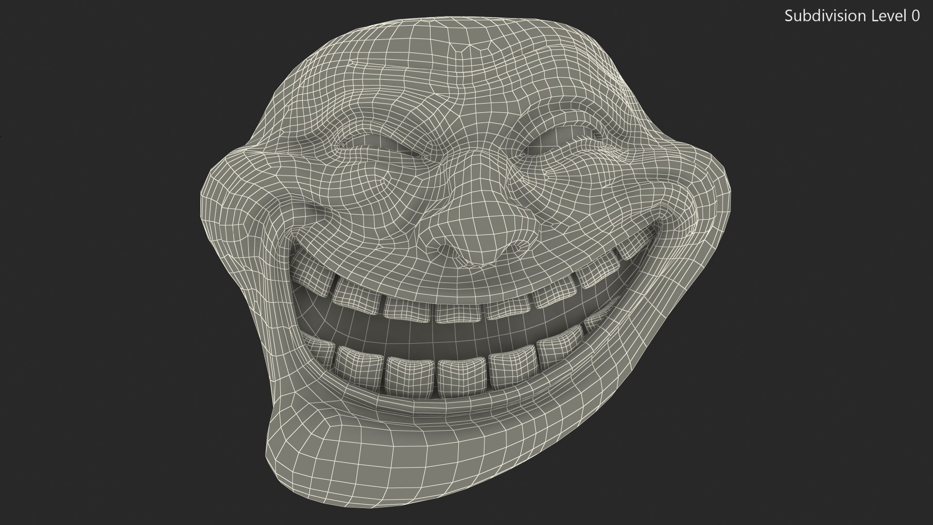 3D Model Trollface Green - TurboSquid 1832854