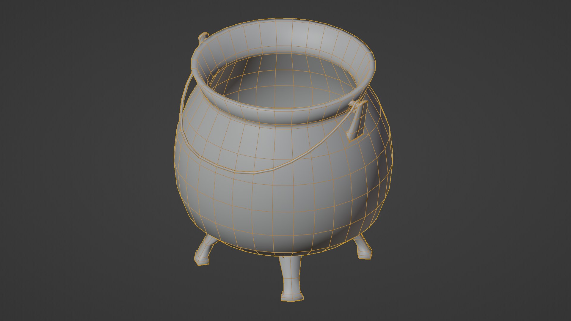 3D Black Rusty Cauldron - TurboSquid 2042815
