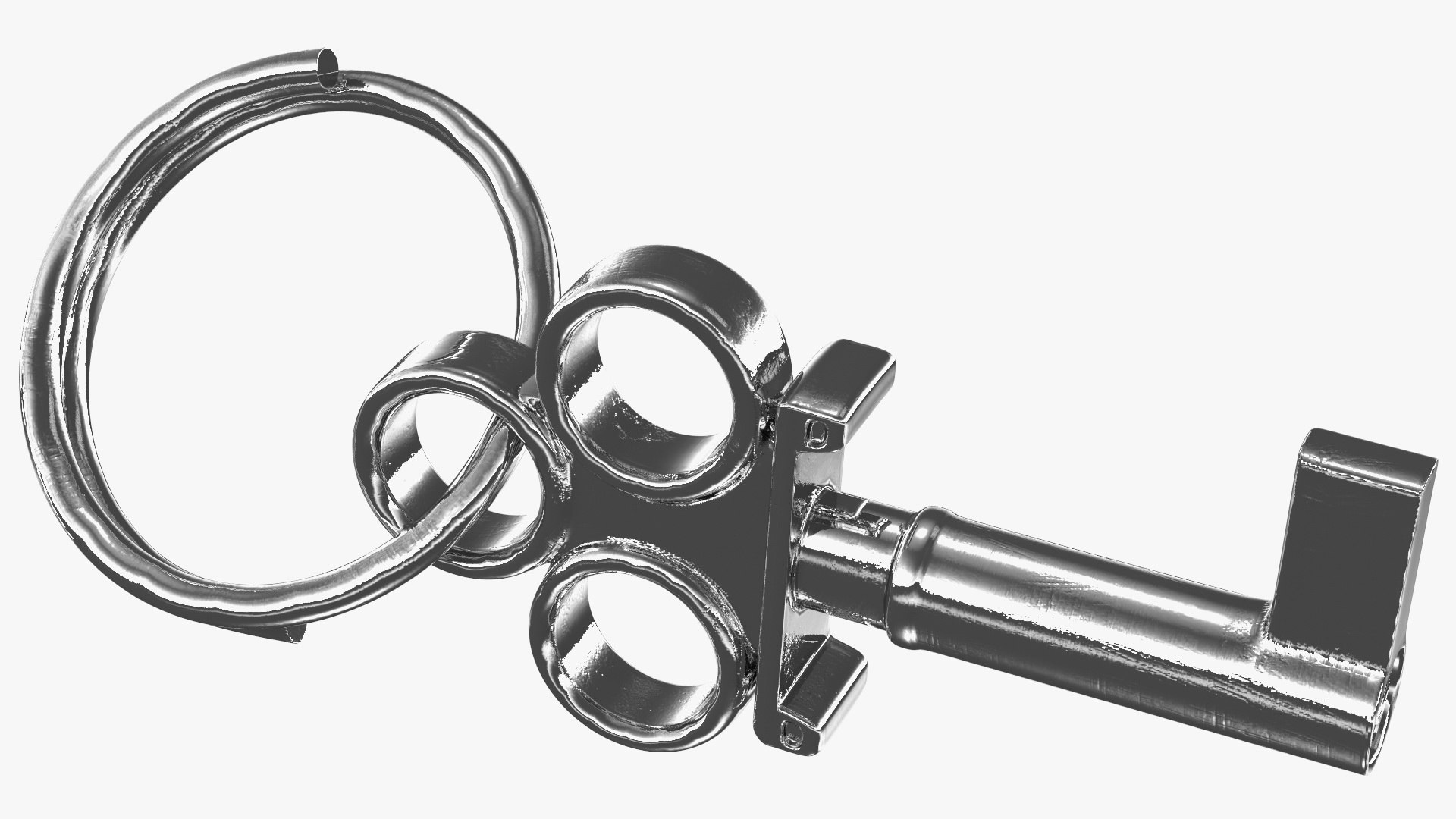 Handcuffs Key Lock 3D Model - TurboSquid 1702766