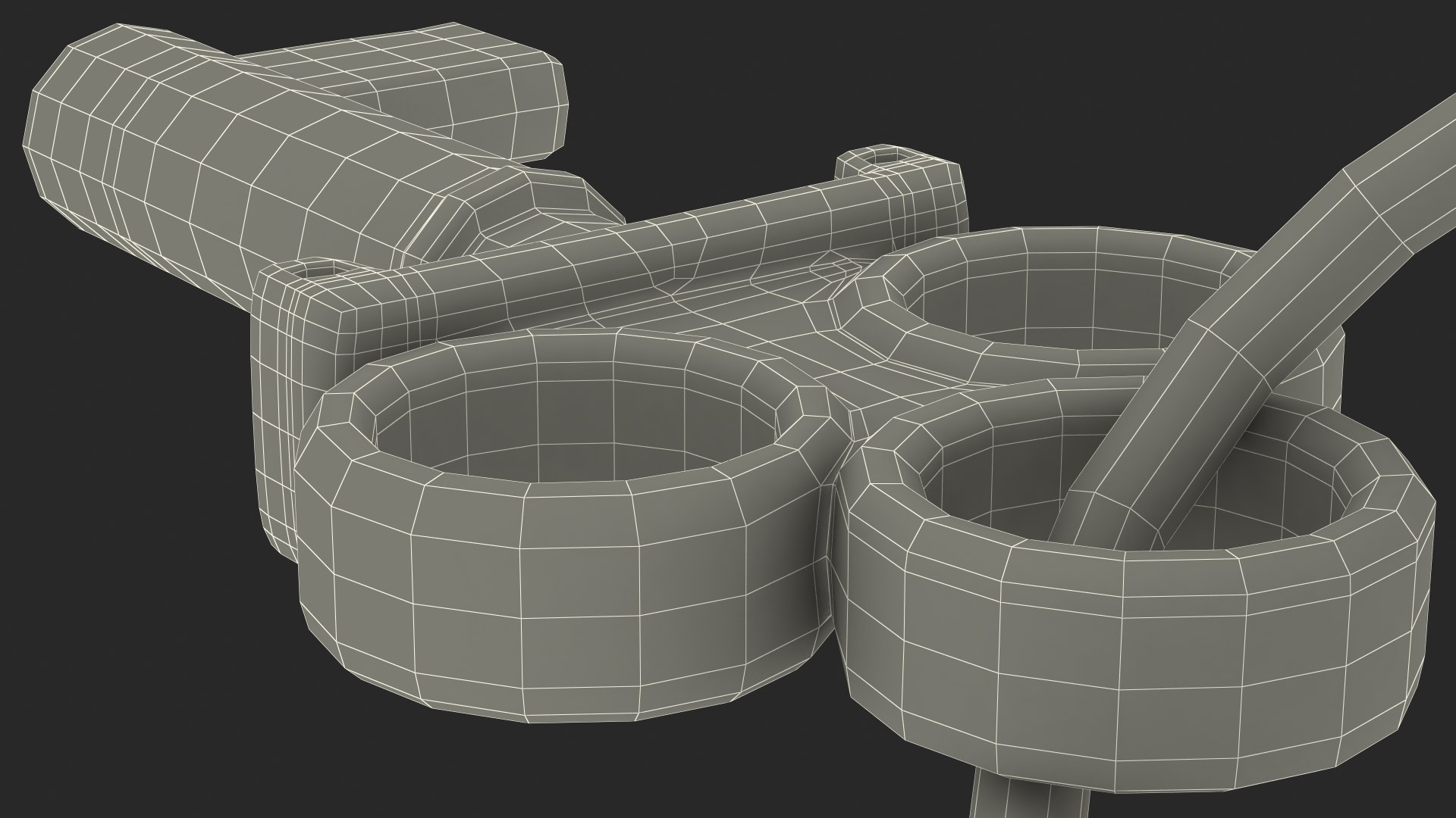 Handcuffs key lock 3D model - TurboSquid 1702766