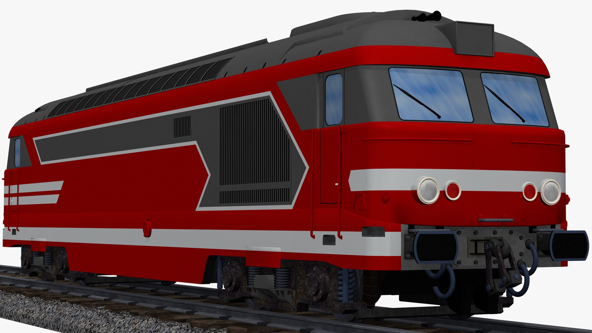 Sncf Class Bb 67400 Diesel-electric Locomotive Model - TurboSquid 2048296