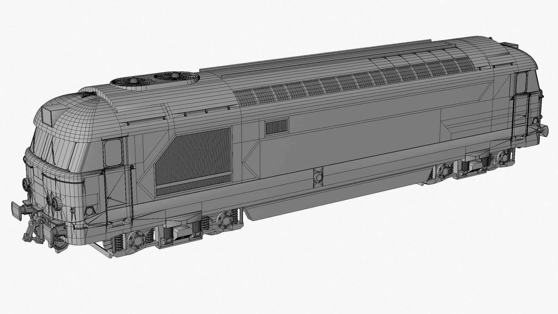 Sncf Class Bb 67400 Diesel-electric Locomotive Model - TurboSquid 2048296