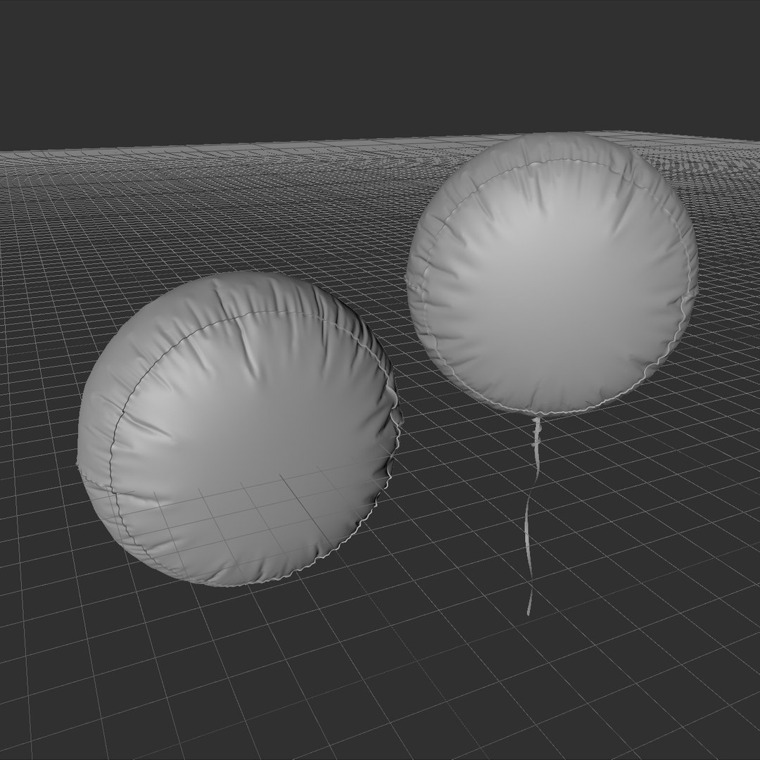 Cylinder Balloon Obj