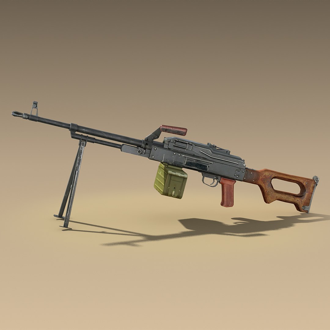 3d Russian Pkm Model