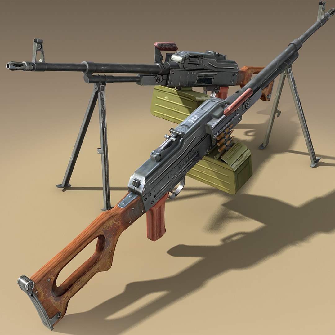3d Russian Pkm Model