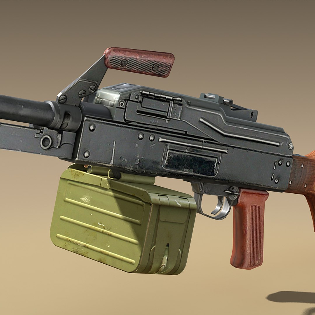 3d Russian Pkm Model