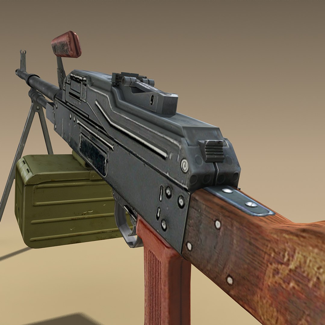 3d Russian Pkm Model