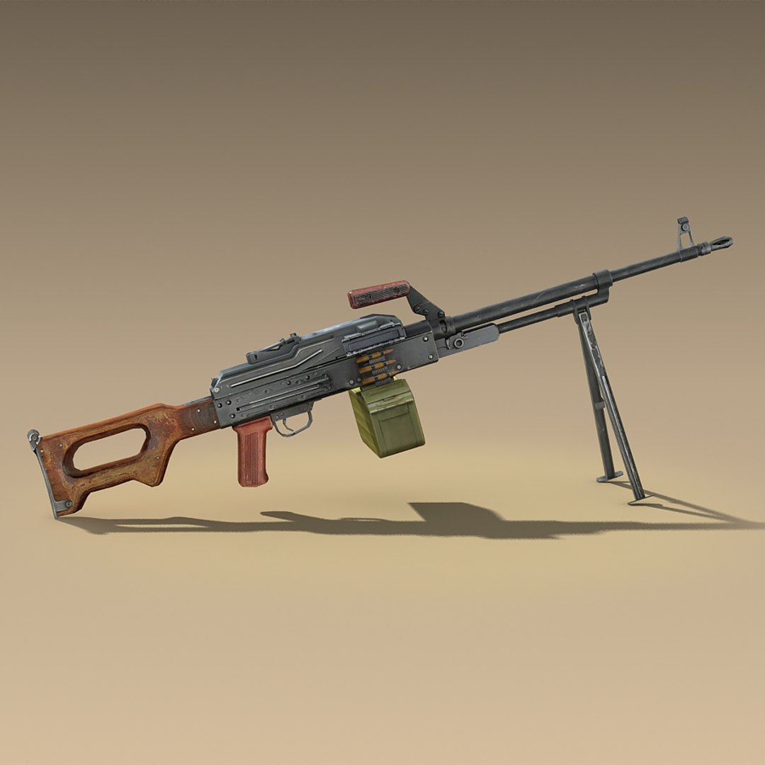 3d russian pkm model