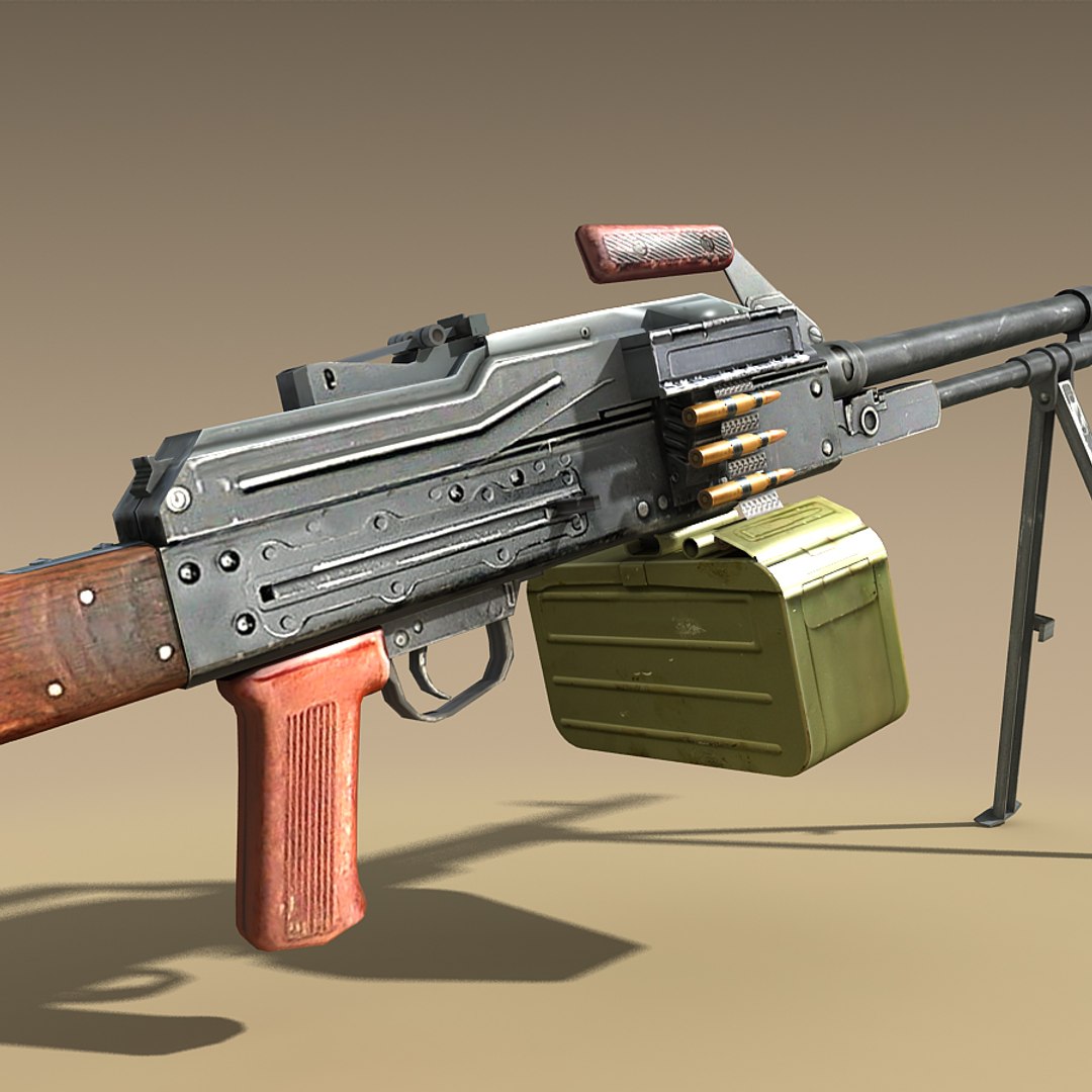3d Russian Pkm Model