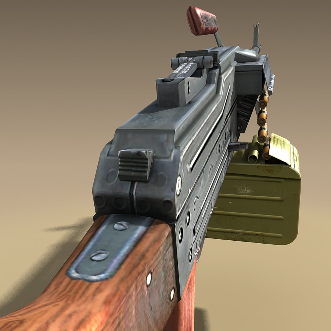 3d Russian Pkm Model