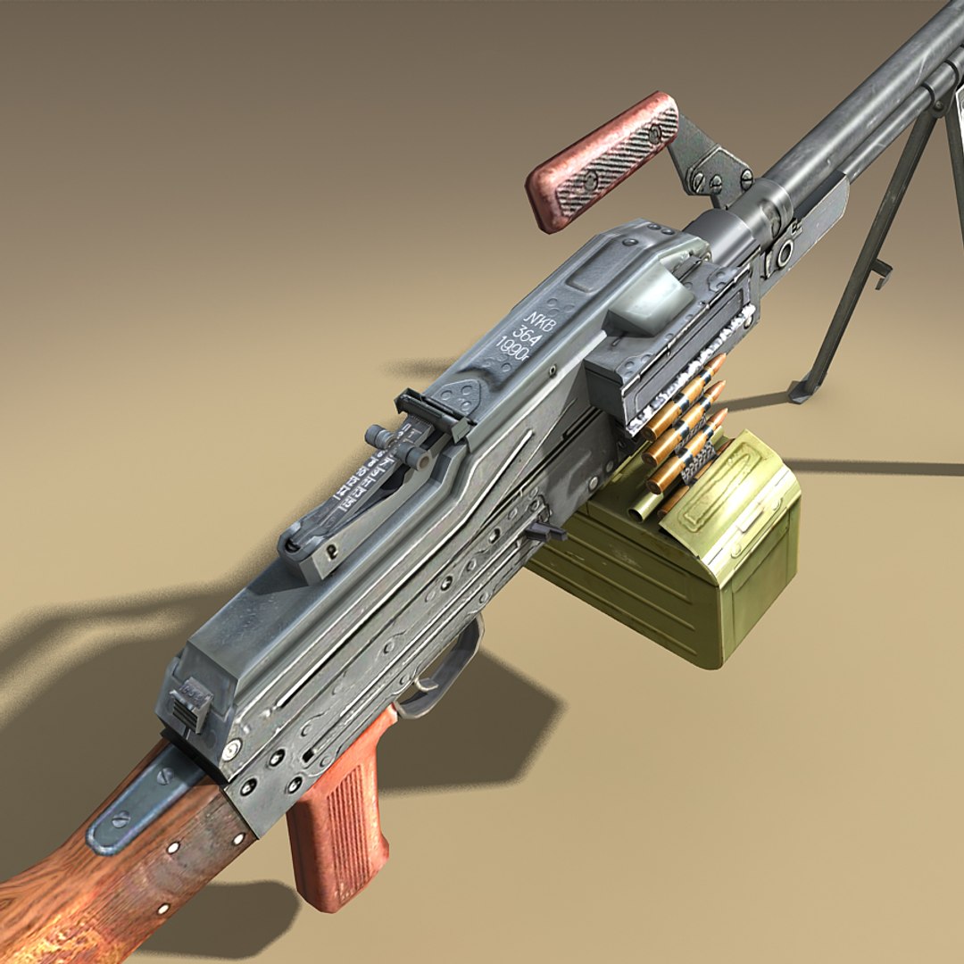 3d Russian Pkm Model