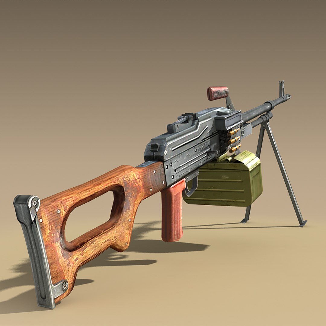 3d Russian Pkm Model
