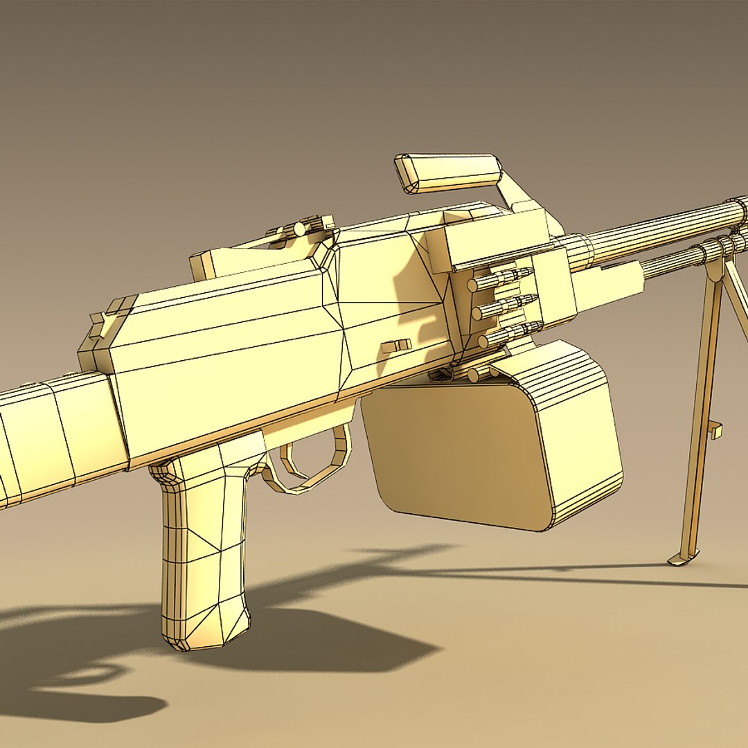 3d Russian Pkm Model