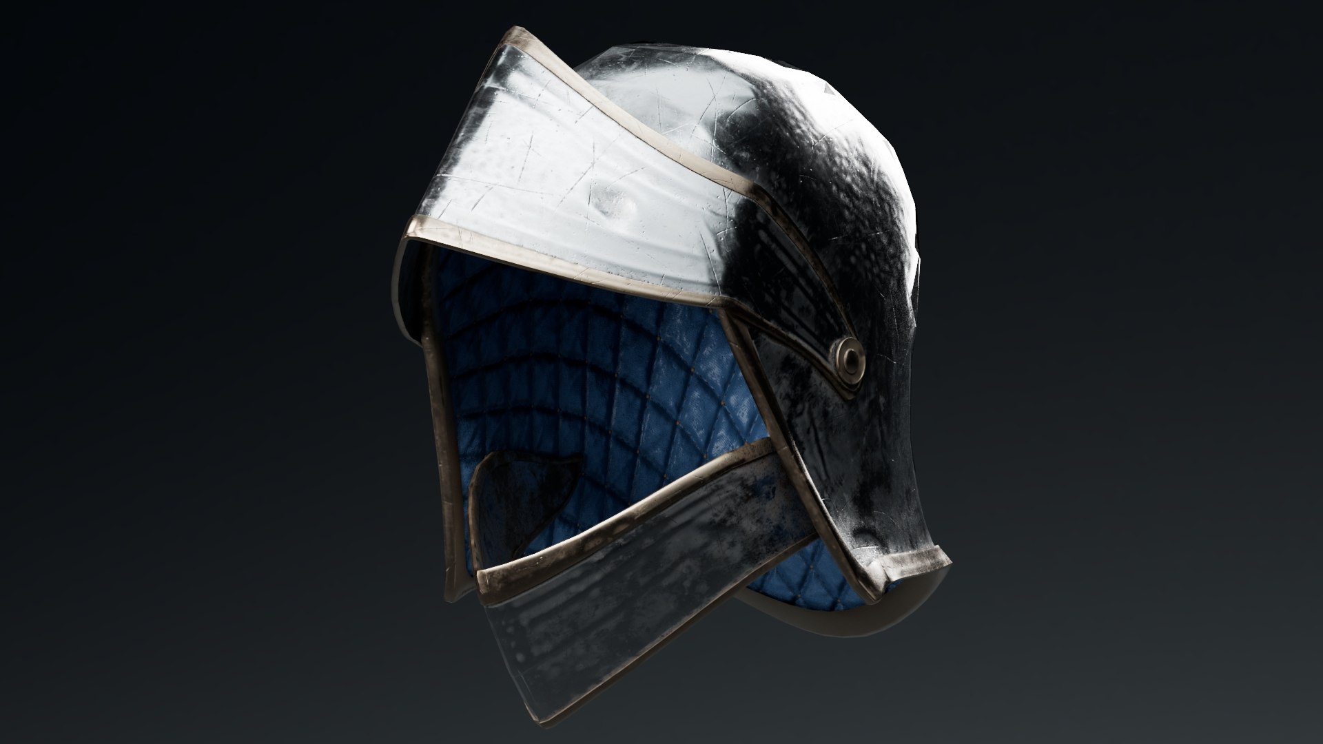 Female Knight Helmet Armor LowPoly Model - TurboSquid 2034211