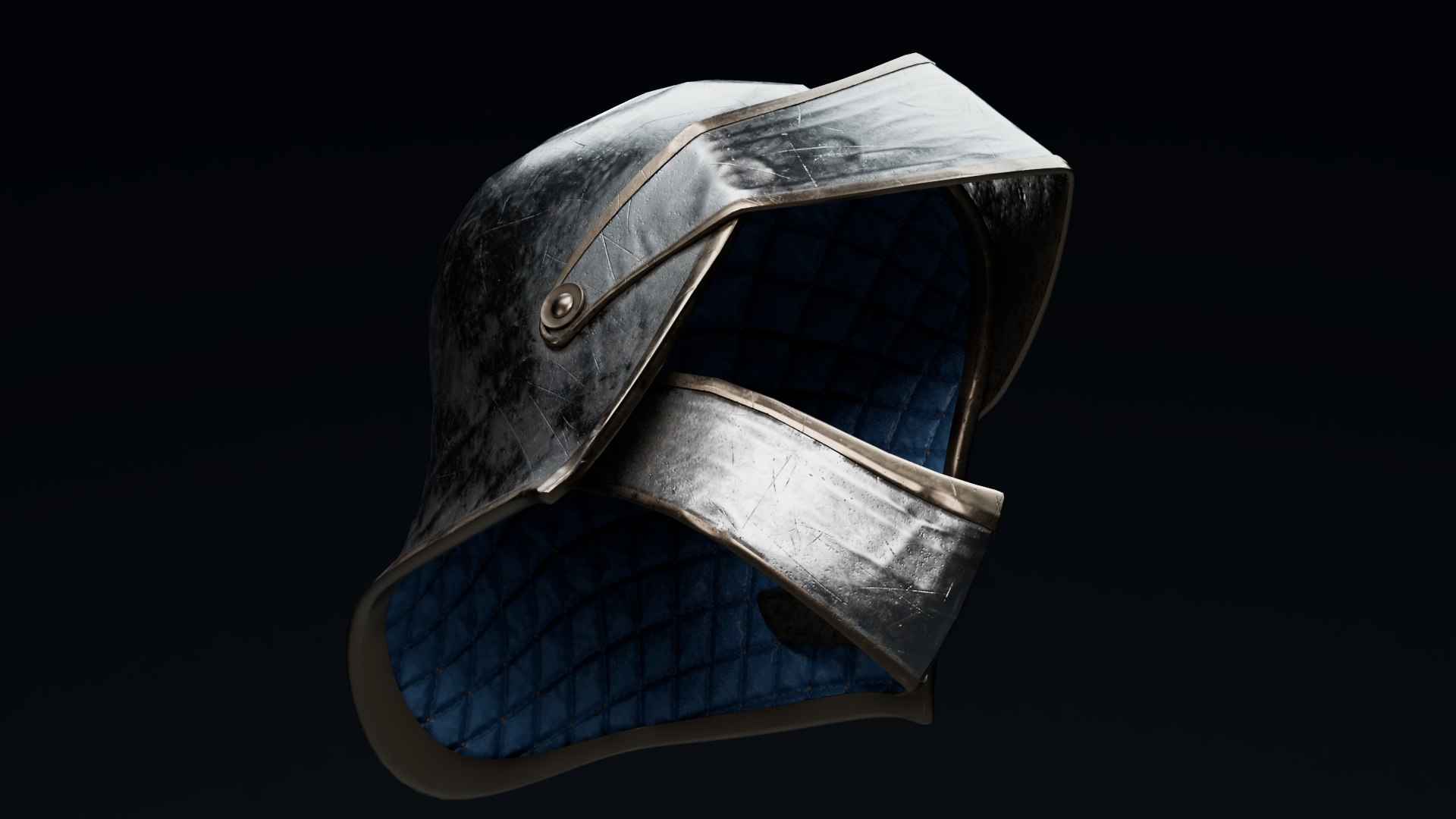 Female Knight Helmet Armor LowPoly Model - TurboSquid 2034211