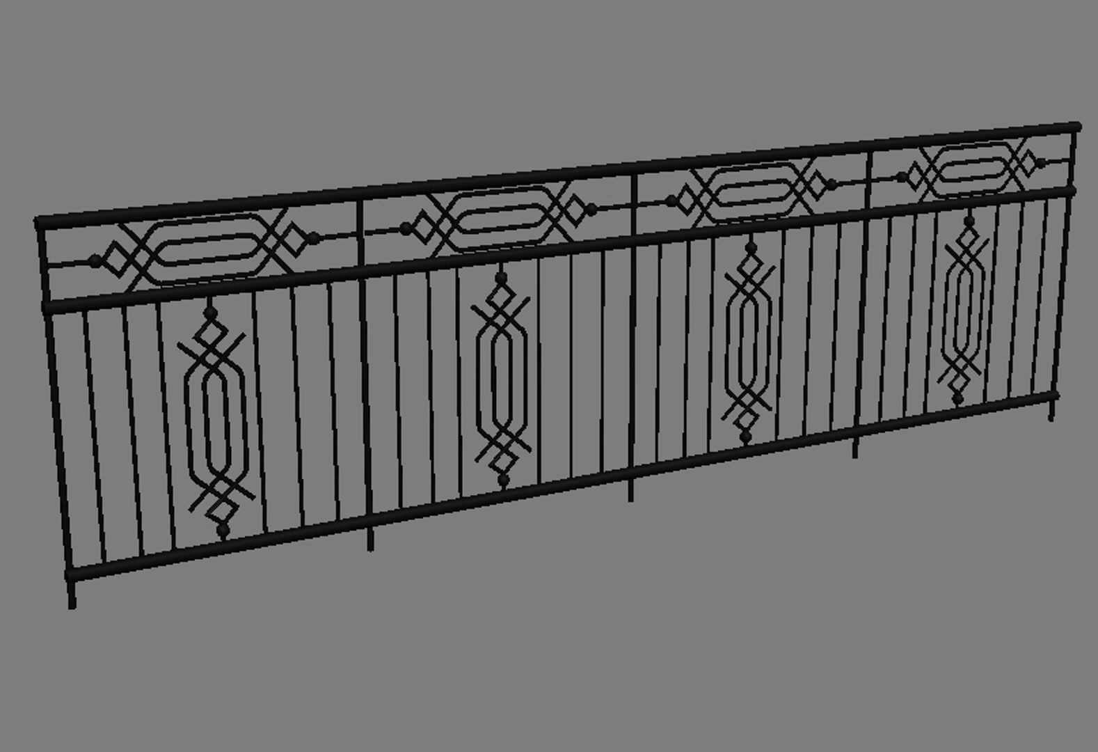 Railings 4 1 3d Model