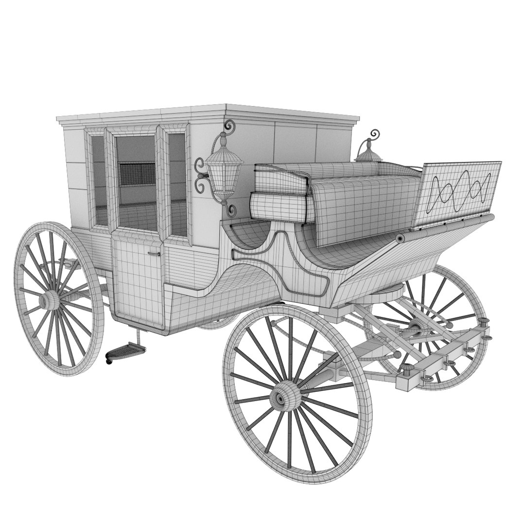 Carriage 3D model - TurboSquid 1267793