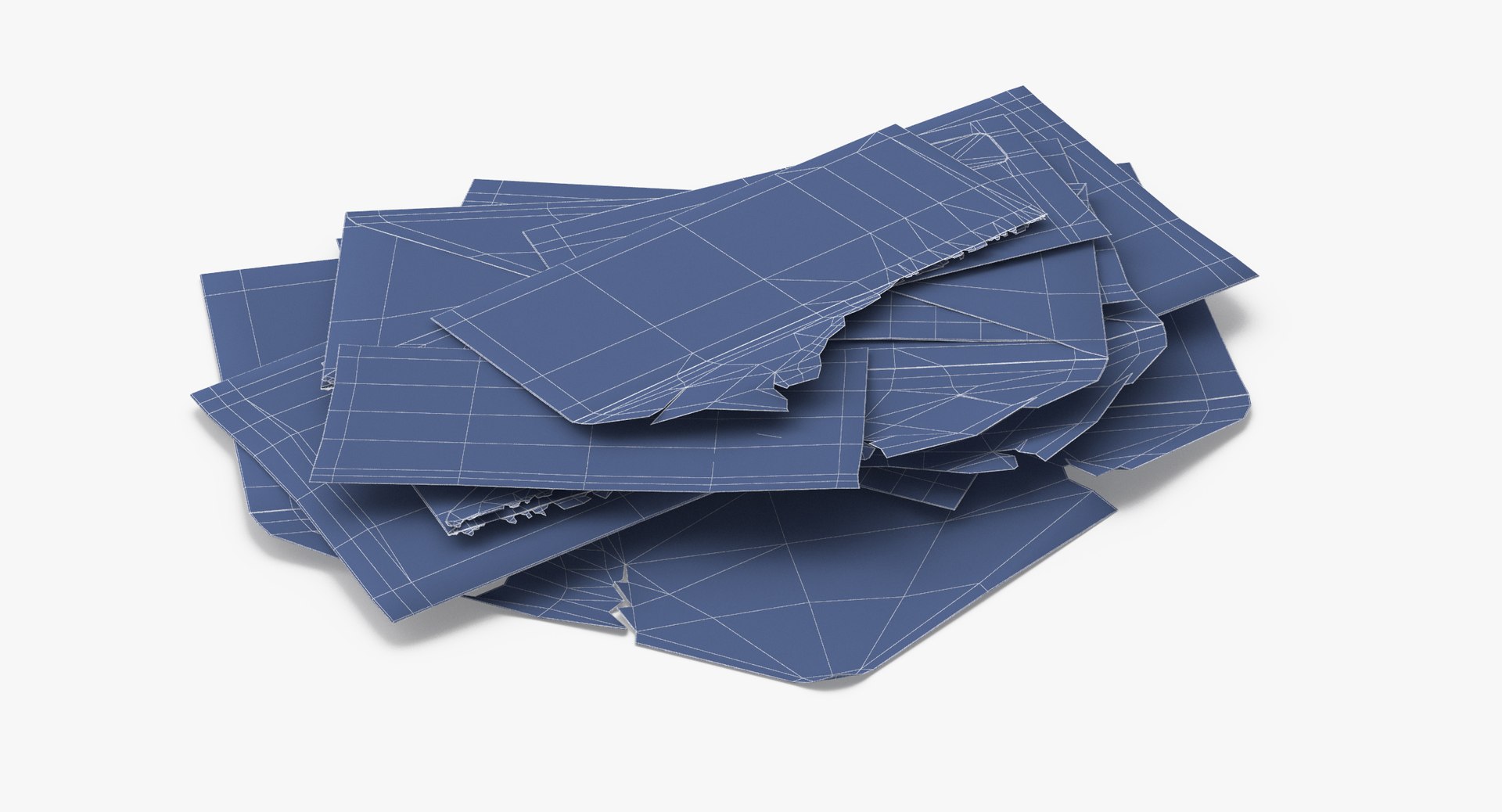 3D Opened Unopened Mail Pile - TurboSquid 1156193