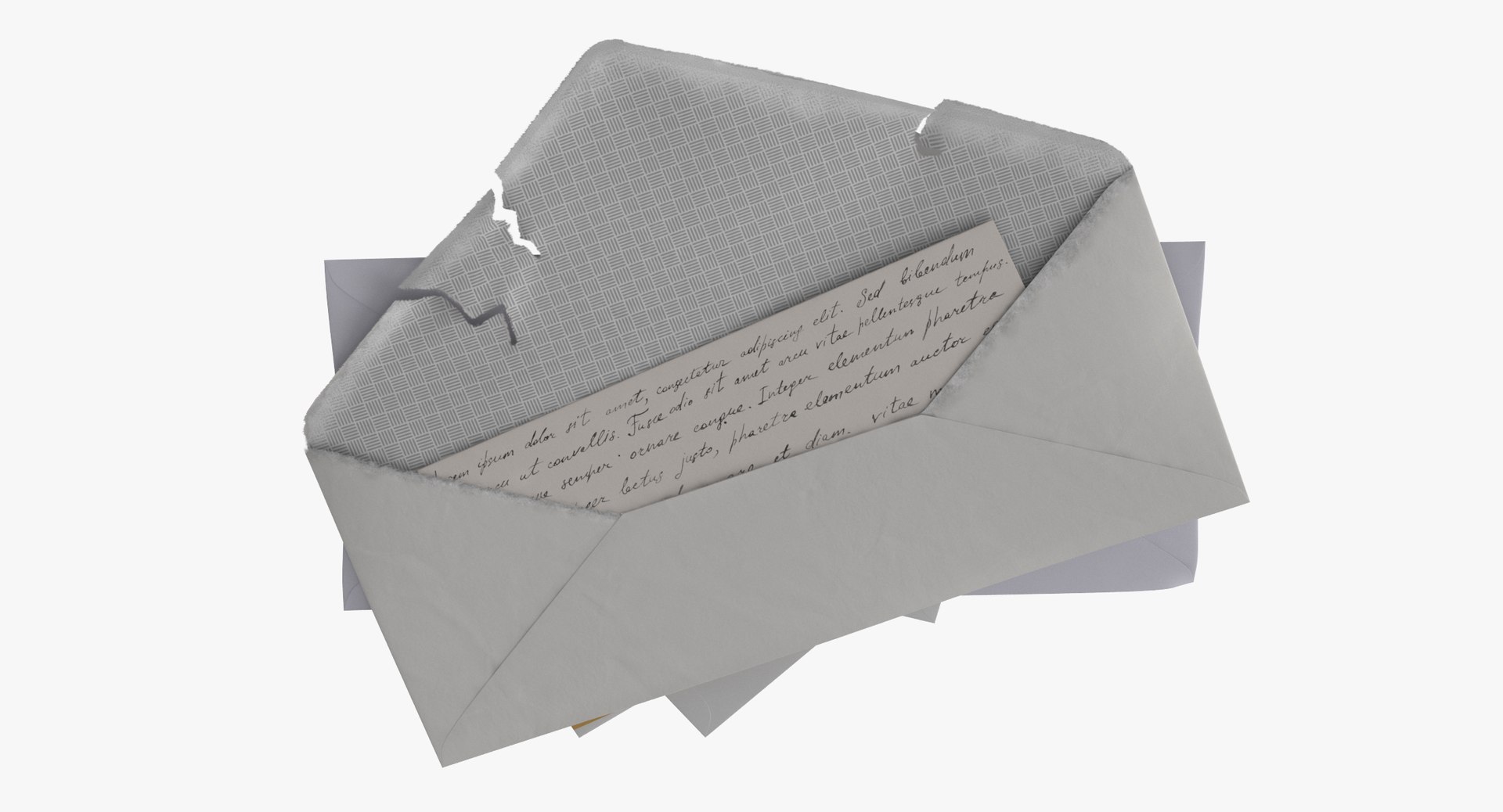 3D Opened Unopened Mail Pile - TurboSquid 1156193