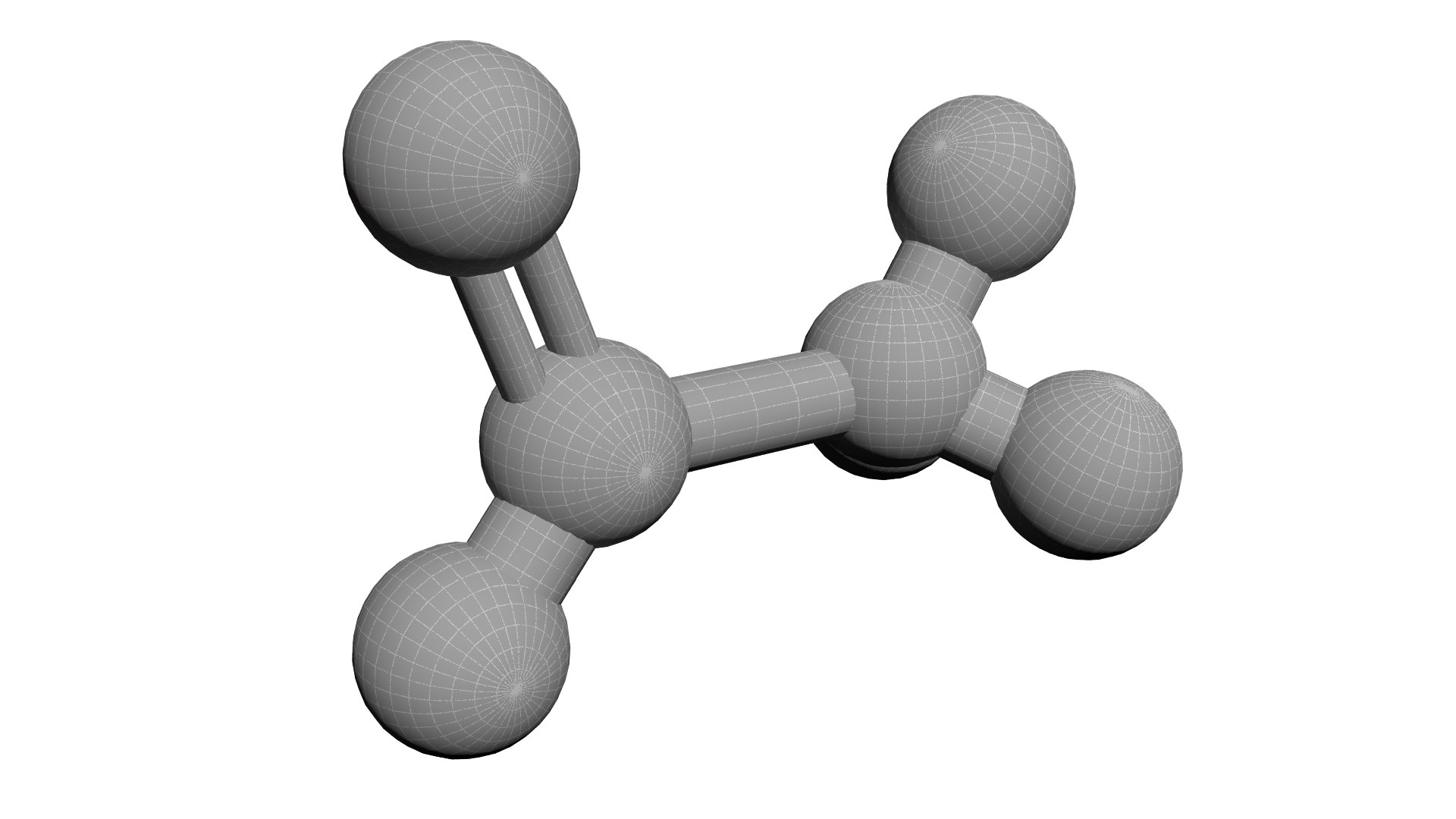 3D C8h8o Acetaldehyde - TurboSquid 1420727