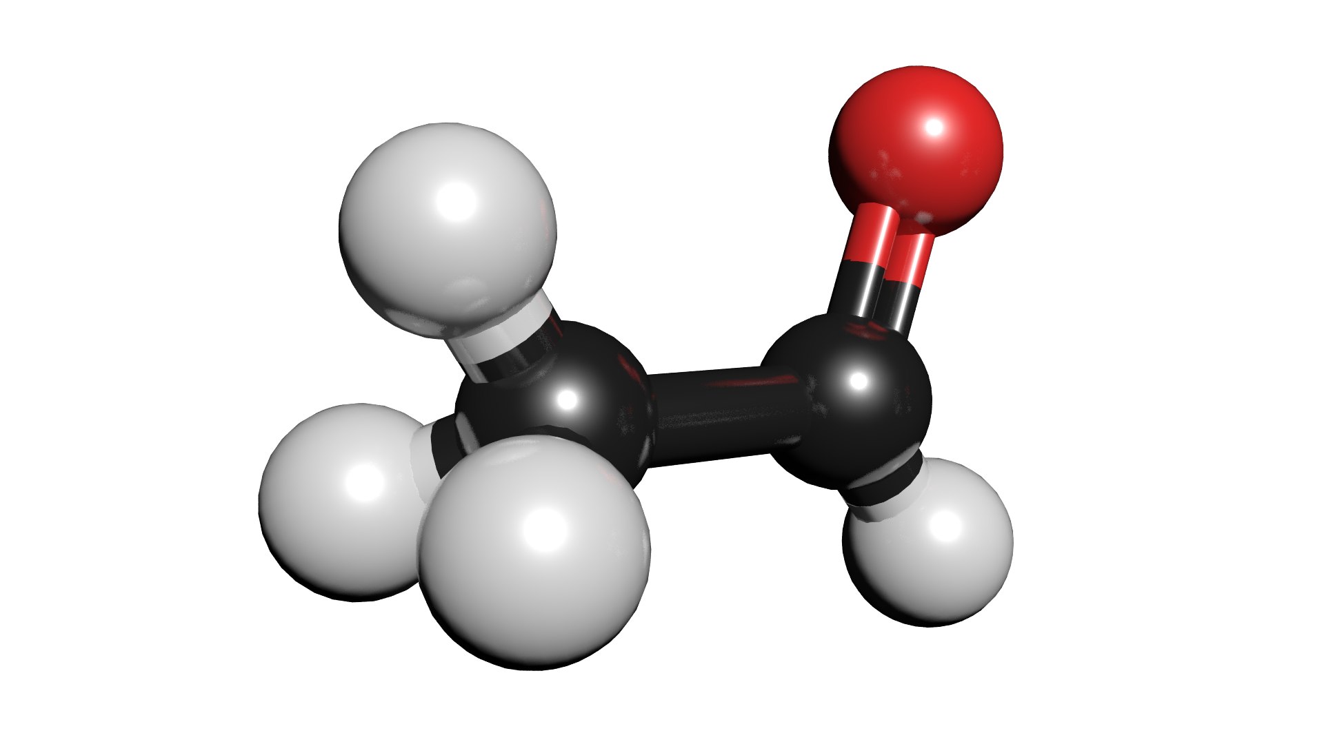 3D C8h8o Acetaldehyde - TurboSquid 1420727
