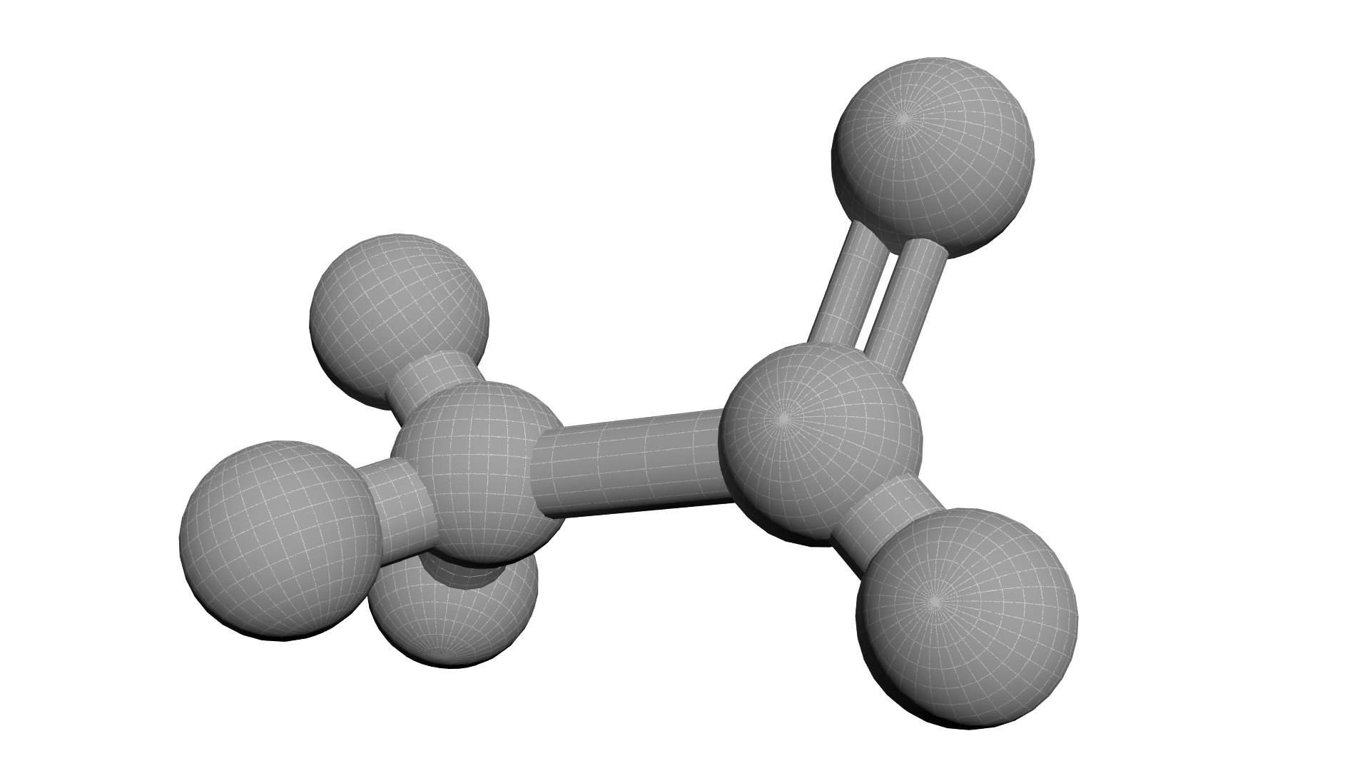 3D C8h8o Acetaldehyde - TurboSquid 1420727